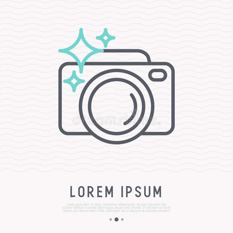 Camera Line Vector Illustration Stock Illustrations – 113,674 Camera ...