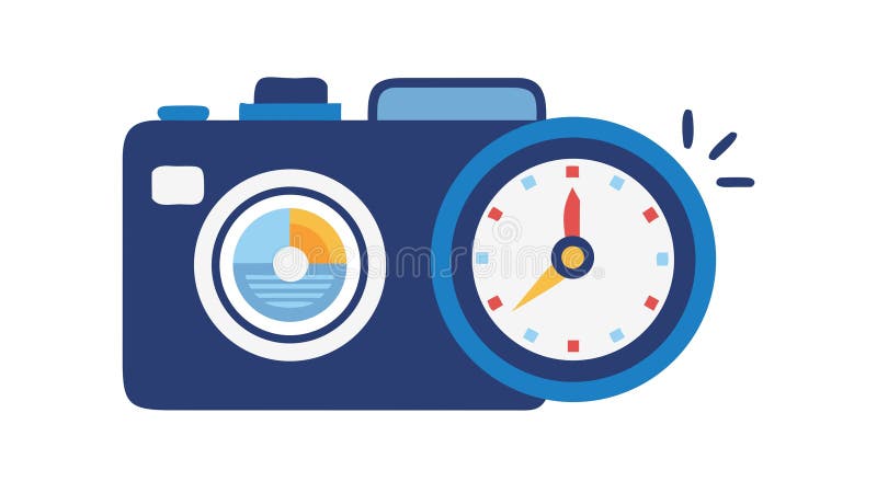 Camera Timer and Self-Portrait Mode Icon, Vector Design Generative AI ...