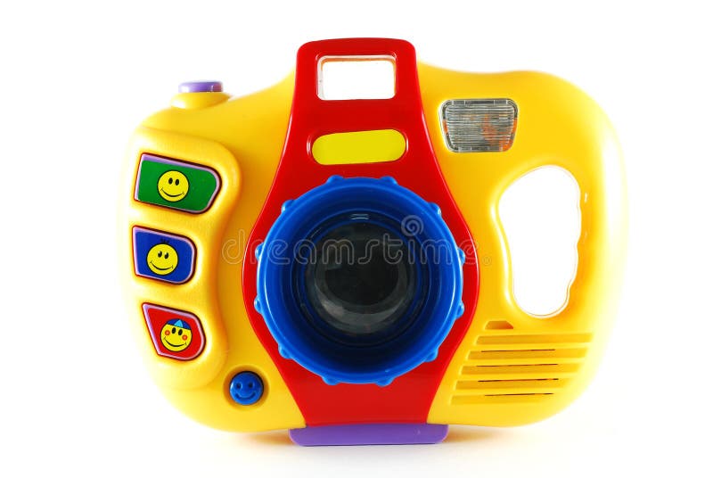 Toy Camera stock image. Image of play, plastic, isolated - 9056527
