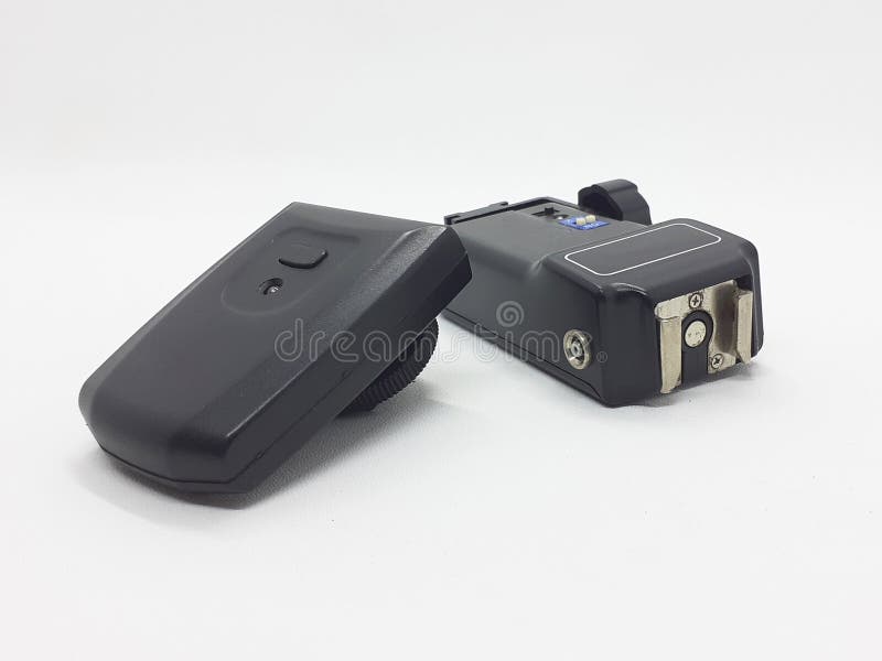 Camera Trigger Flash for DSLR Camera on White Isolation Background 05 ...