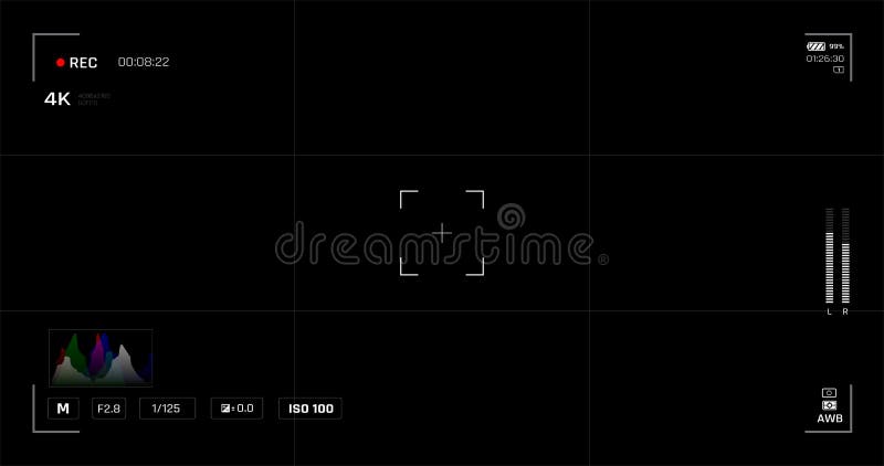 CCTV Camera User Interface Surveillance 001 Stock Vector - Illustration ...