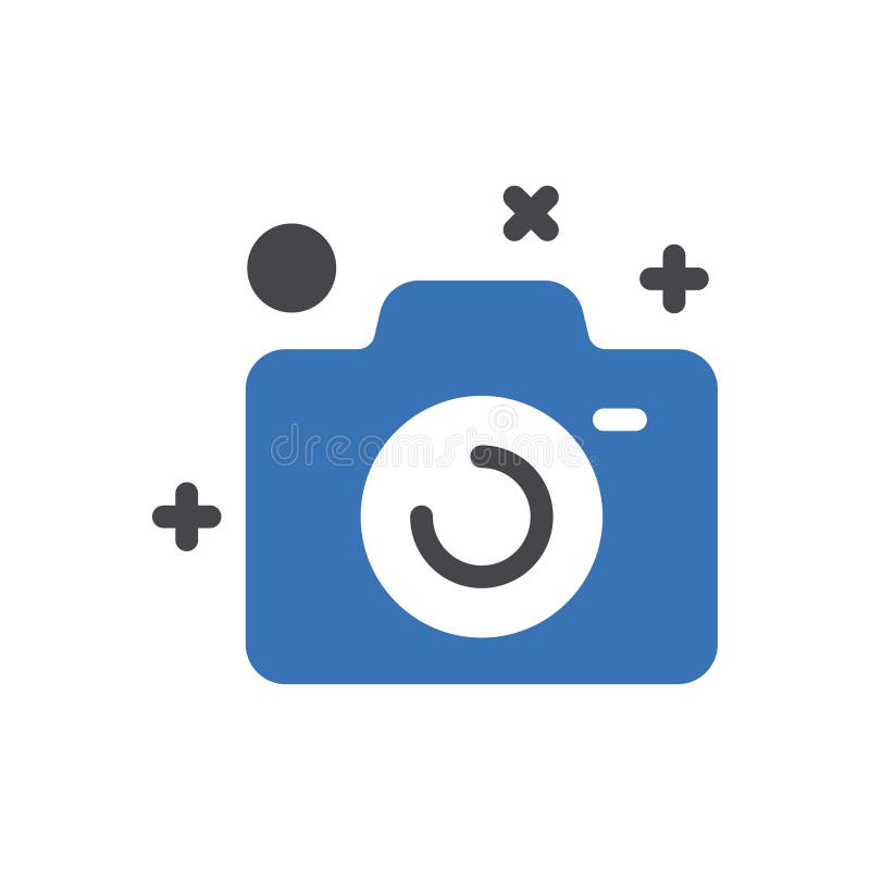 Camera stock vector. Illustration of modern, icon, symbol - 217245938