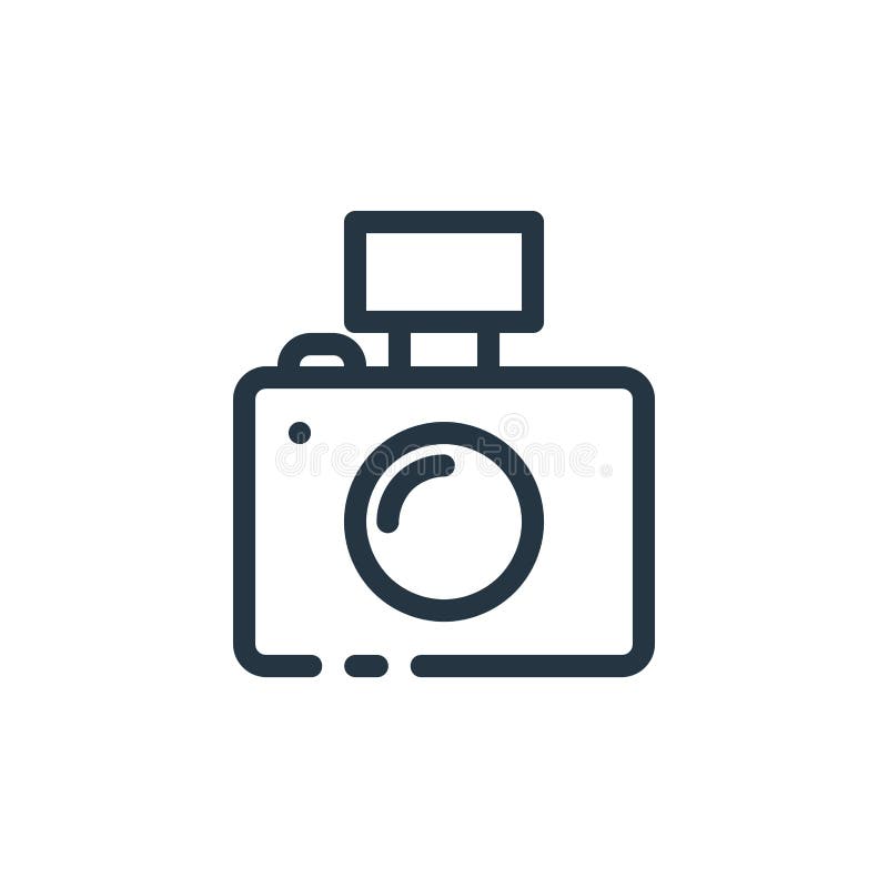 Camera Vector Icon. Camera Editable Stroke. Camera Linear Symbol for ...