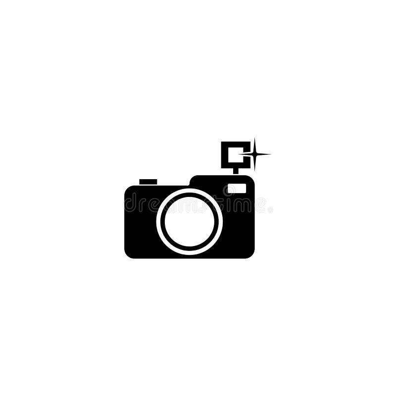 Camera icon stock vector. Illustration of icon, black - 249278723