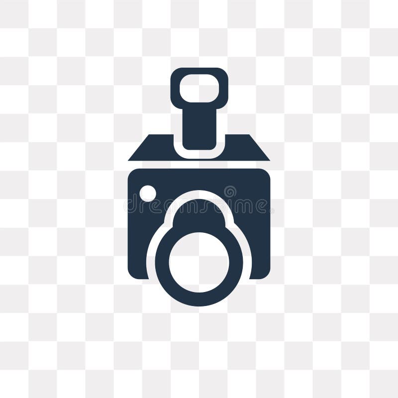 Camera Vector Icon Isolated on Transparent Background, Camera T Stock ...