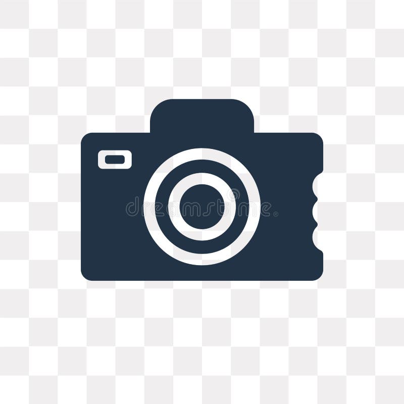 Camera Vector Icon Isolated on Transparent Background, Camera T Stock ...