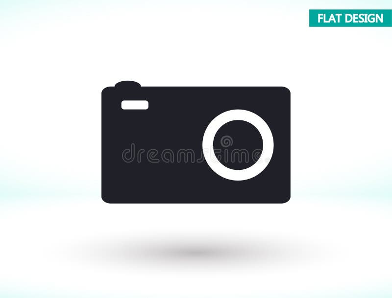 Camera Vector Icon , Lorem Ipsum Flat Design Stock Illustration ...