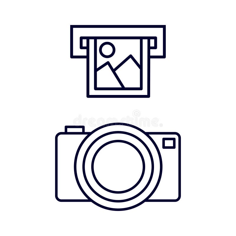 Camera Vector Icon. Photo Line Vector Icon for Websites and Mobile ...