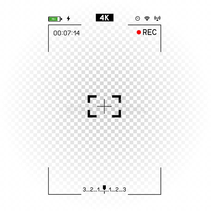 Camera Vertical Viewfinder Template Stock Vector - Illustration of ... Camera Vertical Viewfinder Template Stock Vector - Illustration of ...