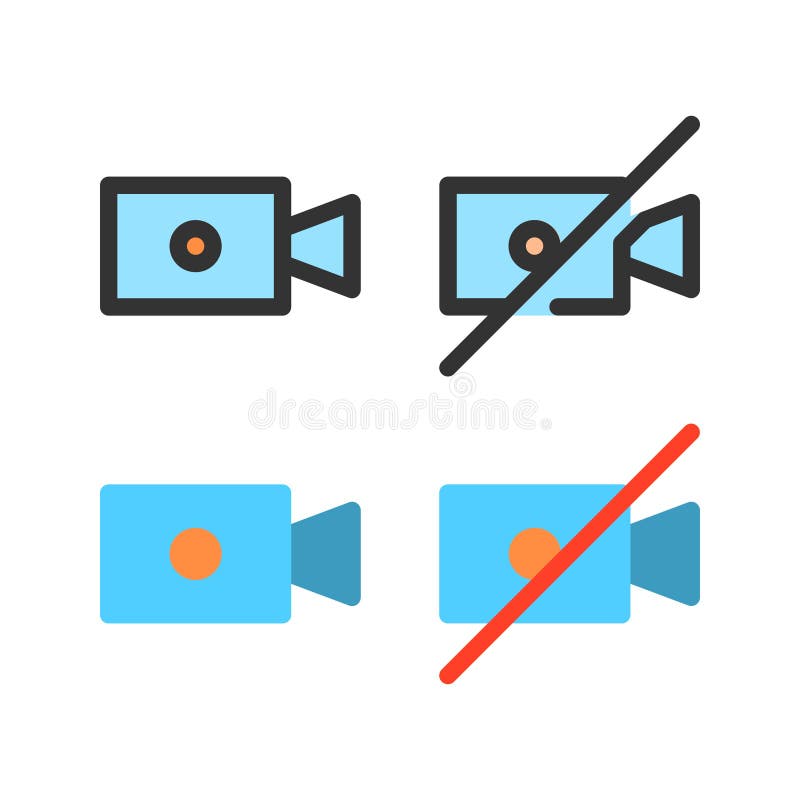 Camera Video Recorder Icon Vector Suitable for User Interface Elements ...