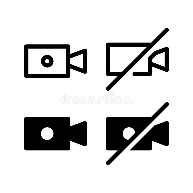 Camera Video Recorder Icon Vector Suitable for User Interface Elements ...