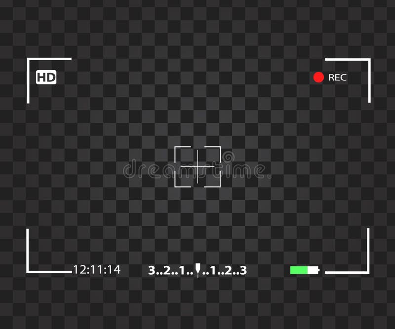 Camera View Viewing Images. Visual Screen Focusing. Video Recording ...