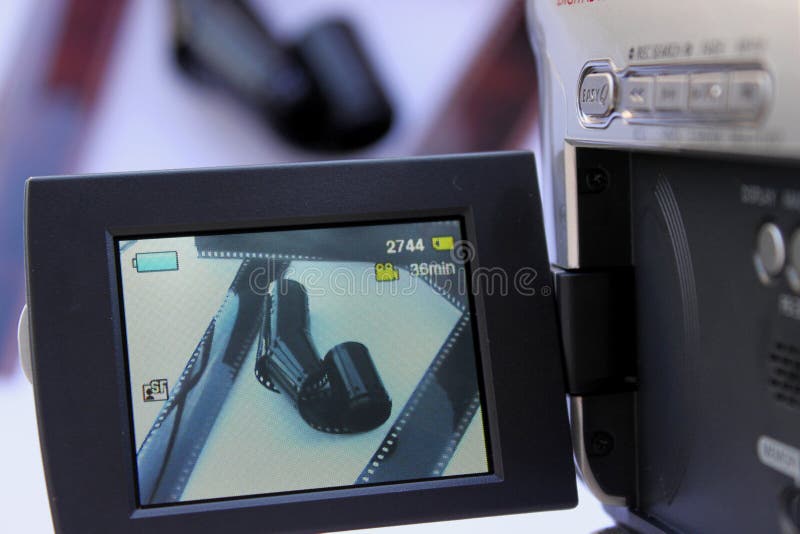 Camera viewfinder stock image. Image of conference, electronic - 26933613