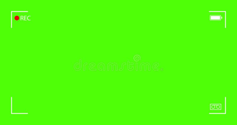 Blinking Low Battery Symbol on Green Screen Stock Footage - Video of ...