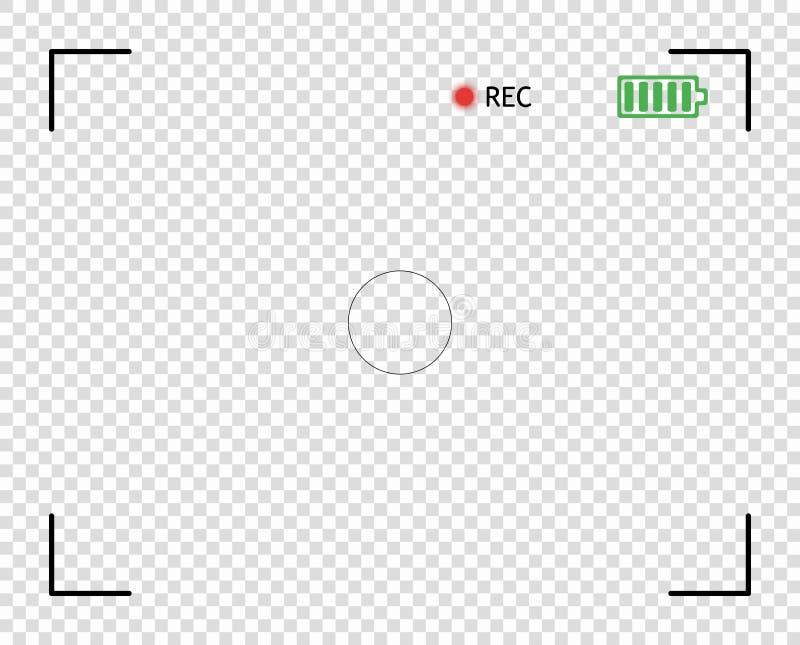 Camera Viewfinder, Digital Video, Photo Focus. Element Vector Overlay ... Camera Viewfinder, Digital Video, Photo Focus. Element Vector Overlay ...