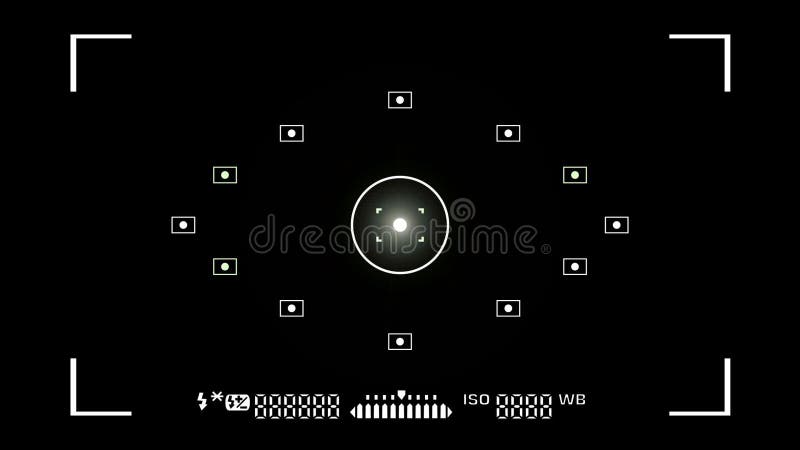 Camera viewfinder overlay stock video. Video of drawing - 152895151