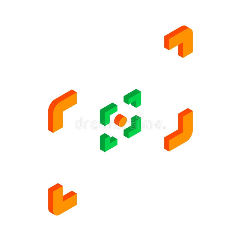 Camera Viewfinder Icon Cartoon Stock Vector - Illustration of focusing ...