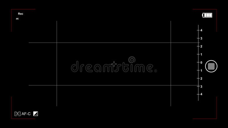 Camera Viewfinder Layout Animation, Camera Recording. Interface and ...