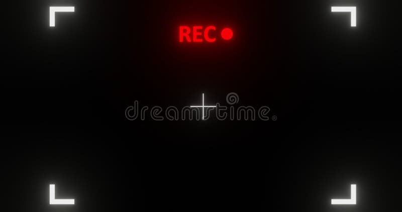 Camera viewfinder record stock photo. Illustration of interface - 294240616