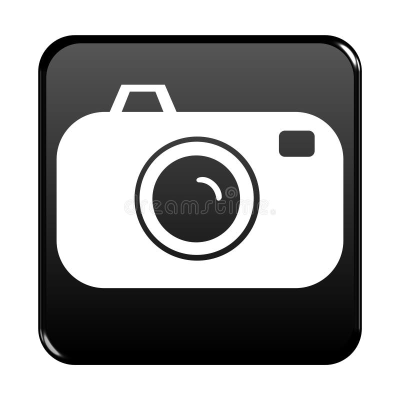 Camera web button stock illustration. Illustration of isolated - 8102852