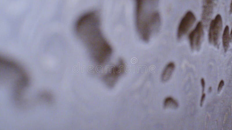 The Camera Zooms in on the Blade of an Expensive Exclusive Knife. Stock ...