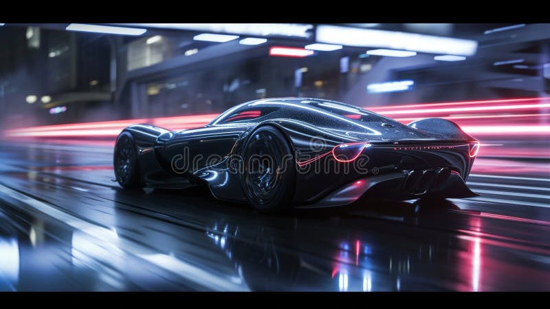 The Camera Zooms in on the Spoilers Angle Adjustments Highlighting the ...