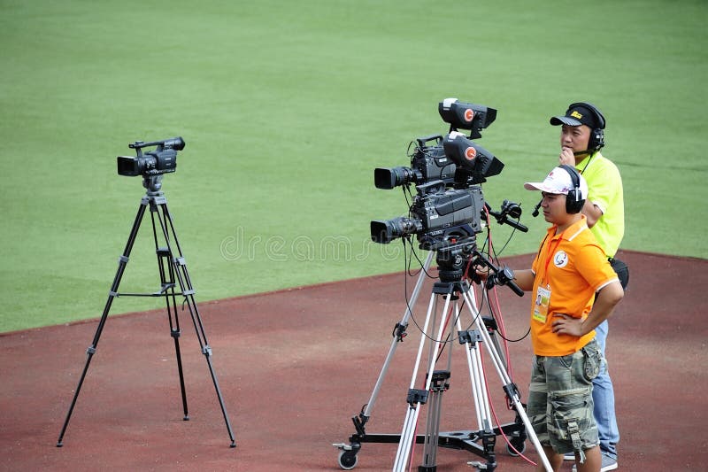 ESPN Television Camera editorial stock image. Image of match - 24127364