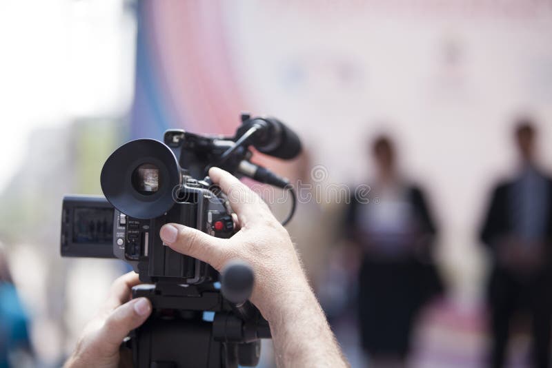 Cameraman stock image. Image of camera, communication - 22149889