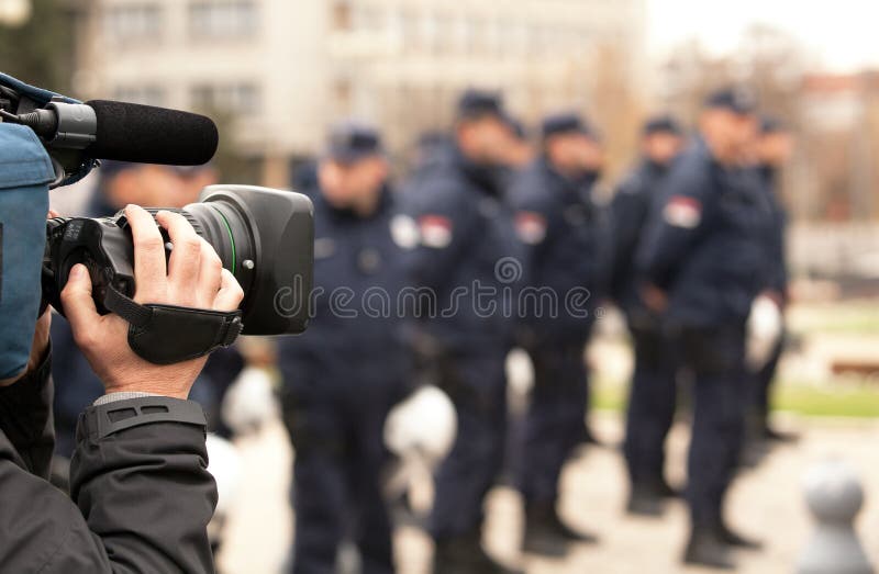 Cameraman stock photo. Image of technology, hand, human - 28332476