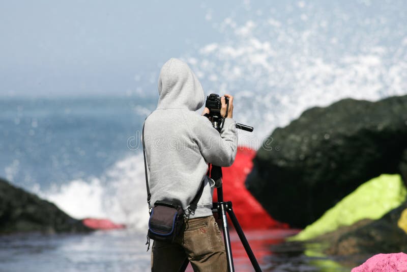 Cameraman stock image. Image of cameraman, cinema, blue - 5175919