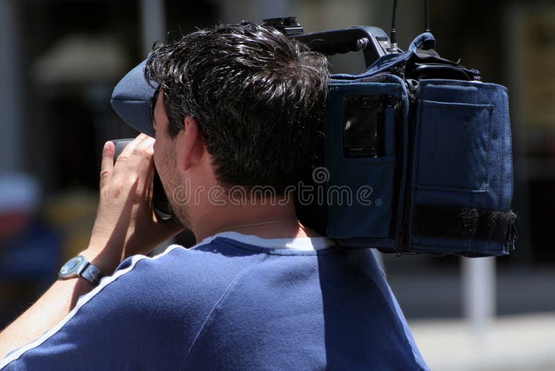 Cameraman stock image. Image of journalist, pressman, professional - 821325