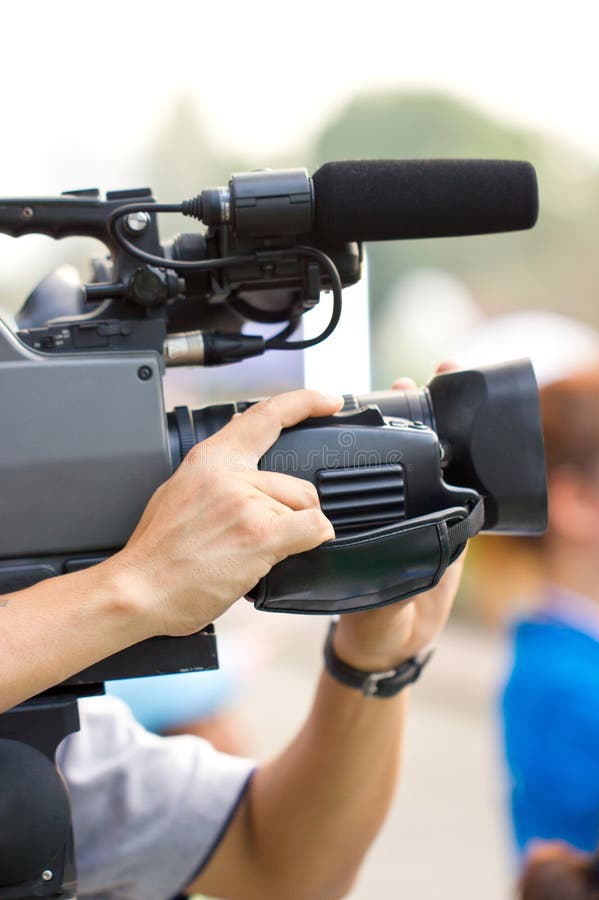Camera man stock image. Image of studio, television, movie - 2323413