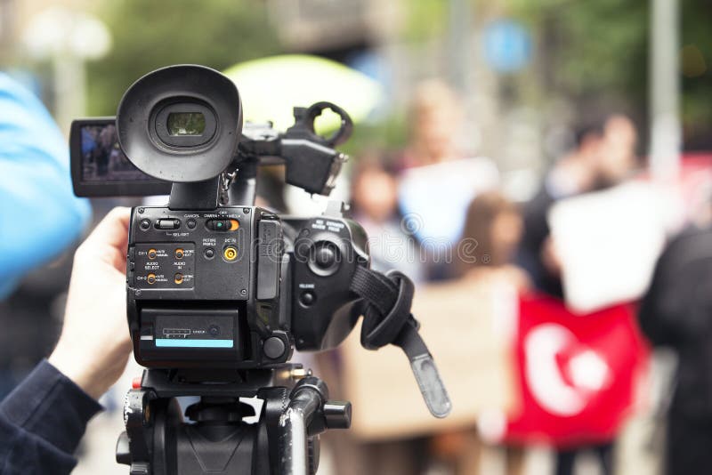 Cameraman stock image. Image of broadcasting, video, people - 31449391