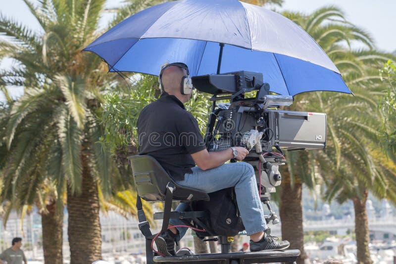 News journalist umbrella stock image. Image of profession - 34935327