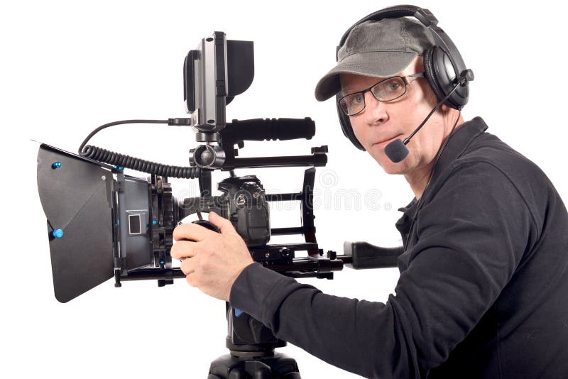 Cameraman stock image. Image of working, champion, filming - 42360705
