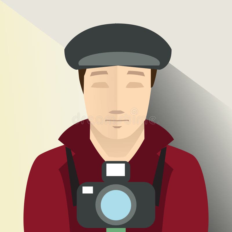 Cameraman. Vector Illustration Decorative Design Stock Vector ...