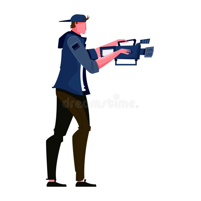 Cameraman Clipart Stock Illustrations – 308 Cameraman Clipart Stock ...