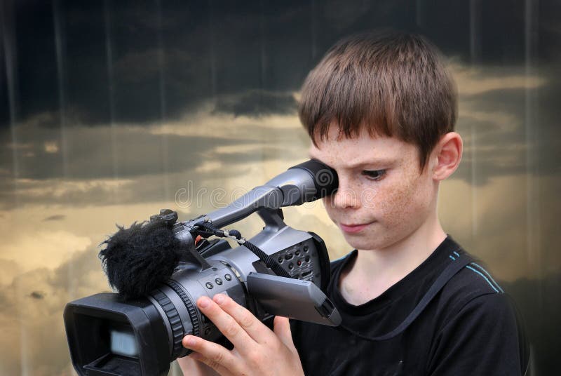 Cameraman stock image. Image of shoot, record, cameraman - 44750587