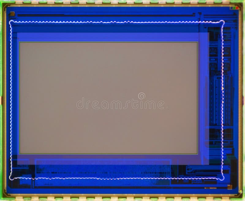 Cameras Sensor, Ccd CMOS Digital Image Sensor Close-up Photo Stock ...