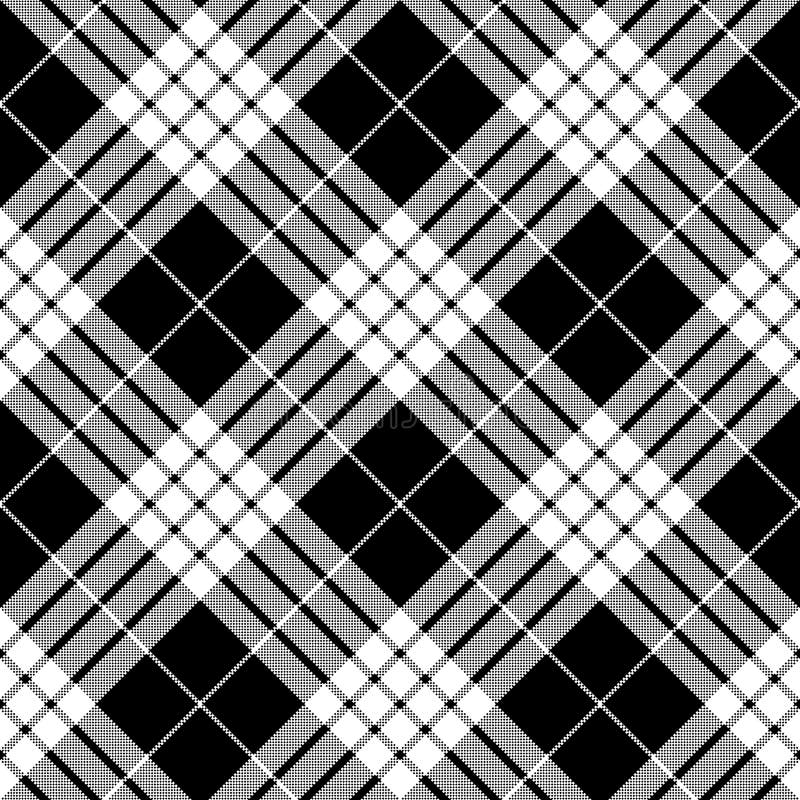 Cameron Black White Tartan Plaid Pixel Seamless Pattern Stock Vector ... Cameron Black White Tartan Plaid Pixel Seamless Pattern Stock Vector ...
