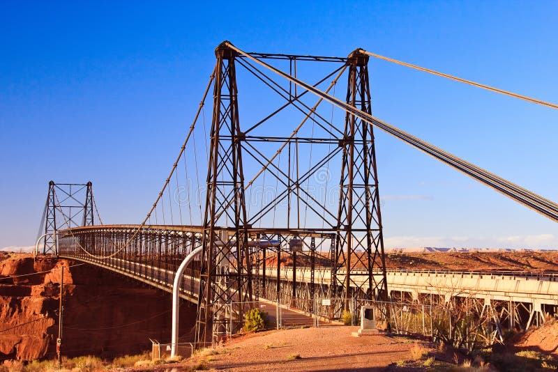 Cameron Suspension Bridge stock photo. Image of engineering - 13884094