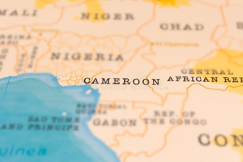 Cameroon On World Map