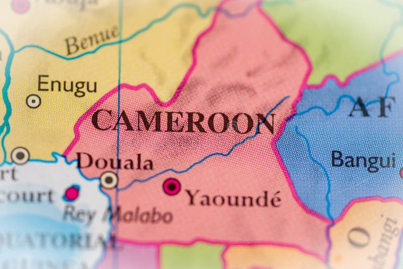 Cameroon Highlighted World Map Stock Photos - Free & Royalty-Free Stock ...