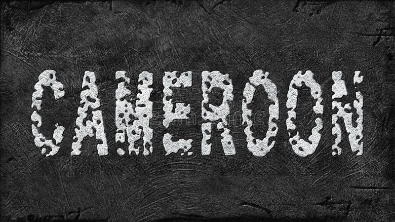 Cameroon Lithium Extraction, Modern Mining Concept Stock Illustration ...