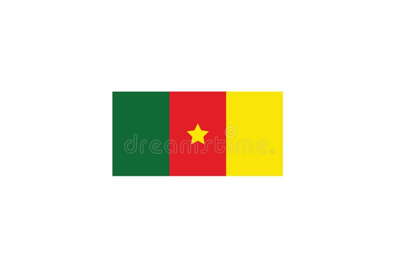 Cameroon National Flag Emblem Stock Vector - Illustration of cameroon ...