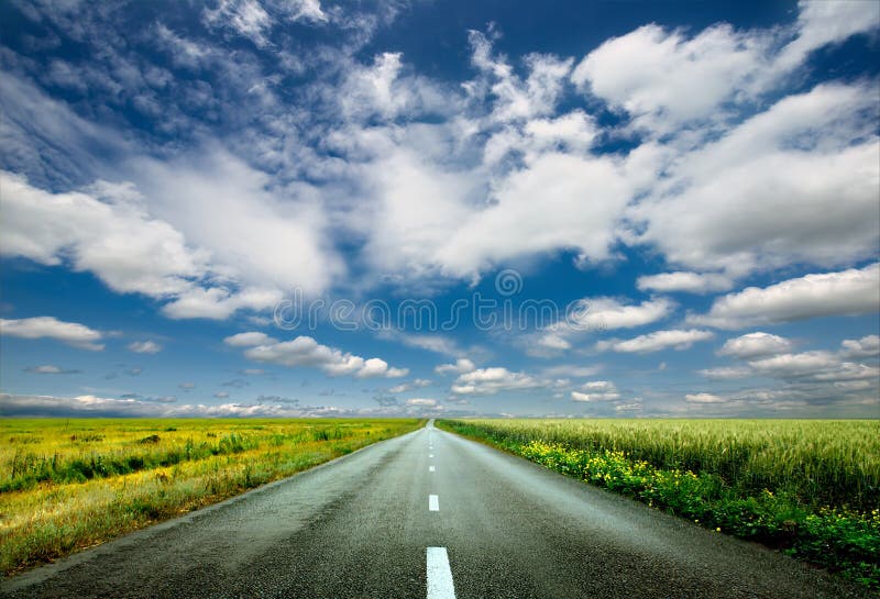 Camino al cielo foto de archivo. Imagen de abierto, escena - 55133310