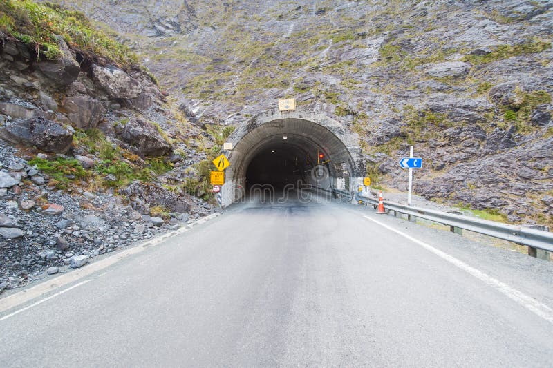Túnel De Laerdal Noruega El Más Largo Del Mundo Foto De Archivo