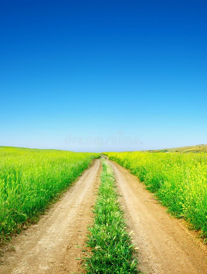 Camino rural foto de archivo. Imagen de horizonte, exterior - 27833886
