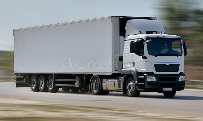 Camion de cargaison image stock. Image du diesel, concepts - 33990803