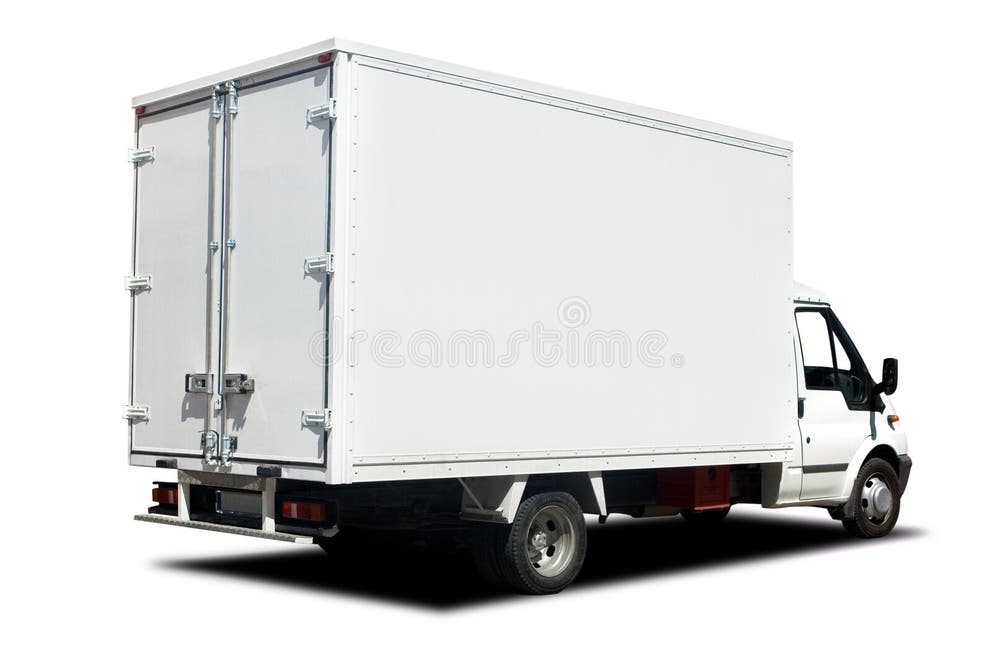 Camion de distribution image stock. Image du course, cargaison - 10053993